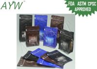 China Matte Finish Flat Bottom Bags Plastic Laminated Quad Seal Foil With Easy Tear Zipper for sale