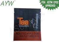 China Zip Lock Tea Packing Plastic Bag 2lb / 5lb Barrier With Customized Logo Printing for sale