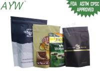 China Resealable Standing Up Individual Coffee Bags Gravure Printing Paper Laminated for sale