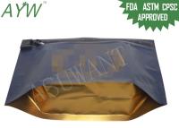 China Plastic Top Open Child Proof Zipper Bags Matte Finish With Three Standard Sizes for sale
