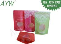 China 1 / 8oz Stand Up Food Packaging Bags Double Track Tab For Dried Flower Tea for sale