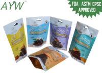 China 60g Notch Snack Resealable Mylar Ziplock Bags Food Flexible Packaging Pouches for sale