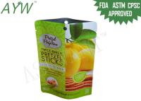 China Matt Vanish Food Packaging Bags Twice Baked Pretzel Sticks For Lemon Toffee for sale