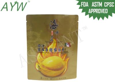 China Fresh Sea Food Packaging Bags Vivid Printing Customized Size For Mexico Abalone for sale