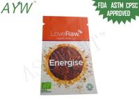 China VMPET Green Plastic Bag Food Packaging , Food Grade Bags For Food Packaging for sale