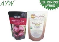 China Resealable Zipper Food Packaging Bags Plastic Laminated With Customized Color / Logo for sale