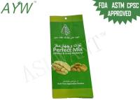 China Circle Hole Printed Plastic Bags Aluminium Foil Smell Proof For Food Packaging for sale