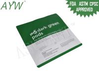 China Oxidizer Proof  Food Packaging Plastic Bags / Green Stand Up Zipper Bags With Tear Notch for sale