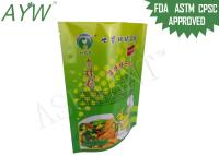 China Smell Proof Zipper Custom Printed Food Packaging Bags FDA For Grain Store for sale