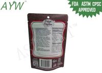 China Plastic Food Stand Up k Bags Moisture Resistant , PET Biodegradable Food Packaging Pouches for sale