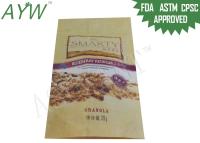 China 320g Kraft Paper Mylar Food Bags For Nutrient Blueberry Redbean Oatmeal for sale