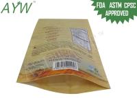 China 320g Kraft Paper Mylar Food Bags For Nutrient Blueberry Redbean Oatmeal for sale
