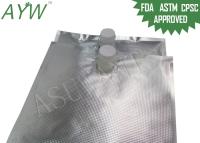 China Liquid Foil Food Vacuum Bags Water Tight With Spout Cap / No Zipper Eco Friendly for sale
