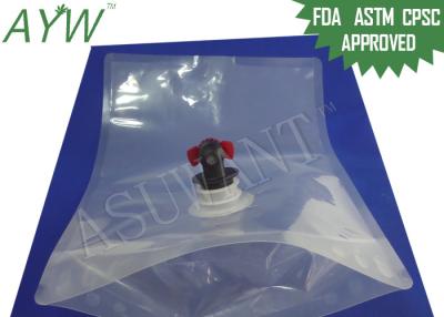 China Transparent Plastic Vacuum Food Storage Bags Gas Resistnat With Evacuator for sale