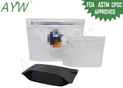 China Custom Logo Mylar Child Proof k Bags FDA PVC For Tobacco / Cigar for sale
