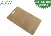 China Healthy Food Transparent Kraft Paper Zipper Bag With See Through Window for sale