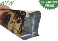 China Fresh Roasted Coffee Kraft Paper Zipper Bags 500g For Crema Espresso Beans for sale