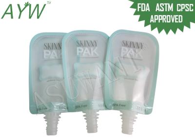 China 3.0 FL OZ BPA Free Plastic Liquid Spout Bags Travel - Friendly For Cosmetic Packing for sale