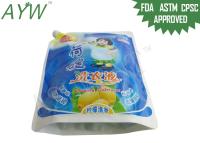 China 2KG Plastic Wash Fluid Liquid Spout Bag / Bags For Liquids Laundry Detergent Packaging for sale