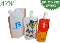 China Outdoor Sports Portable Liquid Spout Bags 350ml Folding For Cold Water for sale