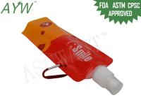 China Outdoor Sports Portable Liquid Spout Bags 350ml Folding For Cold Water for sale