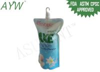 China Wash Friendly Liquid Storage Bags With Pothook , Plastic Liquid Bags For  Baby Laundry Detergent for sale
