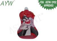 China Plastic Lamination Edible Liquid Spout Bags Reusable For Fruit Jelly / Milk for sale