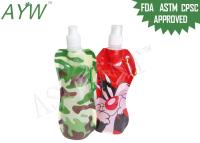 China Portable Carabiner Liquid Spout Bags Customized Size For Kids Baverage Jelly for sale