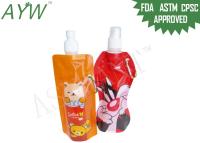 China Portable Carabiner Liquid Spout Bags Customized Size For Kids Baverage Jelly for sale