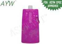 China 15 Oz Stand Up Plastic Liquid Spout Bags With Spout For Outdoor Water Drinking for sale
