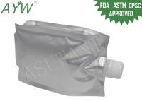 China 150ml Liquid Spout Bags Aluminum Foil Side Gusset For Edible / Oliver Oil for sale