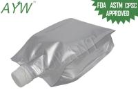 China 150ml Liquid Spout Bags Aluminum Foil Side Gusset For Edible / Oliver Oil for sale