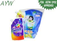 China Resealable Liquid Storage Bags 500ml Glossy Finish For Travel Laundry Detergent for sale