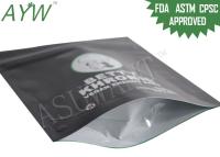 China Opaque Plastic Lockable Medication Bag , Stand Up k Bags For Vegan Energy Weed for sale