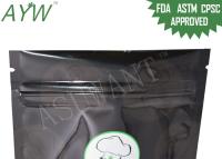 China Opaque Plastic Lockable Medication Bag , Stand Up k Bags For Vegan Energy Weed for sale