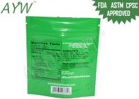China Opaque Plastic Lockable Medication Bag , Stand Up k Bags For Vegan Energy Weed for sale