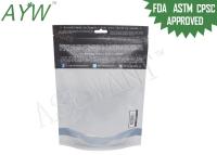 China 150g Stand Up Pet Food Bag Plastic Laminated With Bottom Design / Top Zipper for sale