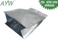China Food Packaging Resealable Foil Bags Aluminum Side Gusset With Bottom Load for sale