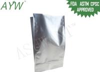 China Food Packaging Resealable Foil Bags Aluminum Side Gusset With Bottom Load for sale