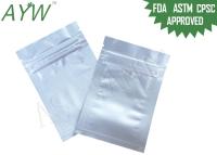 China Small Reclosable Foil Lined Bags Moisture Barrier For Medication Storage for sale