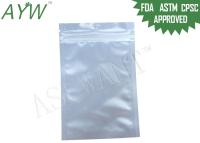 China Small Reclosable Foil Lined Bags Moisture Barrier For Medication Storage for sale