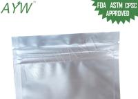 China Small Reclosable Foil Lined Bags Moisture Barrier For Medication Storage for sale