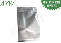 China Matter Finish Al foil Lined Bags For Food , Customized Size Aluminum Foil Cooking Bags for sale