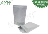 China Food Grade Aluminum Foil Bags With , Foil Zip Lock Bags For Herb Incense Bleed Packaging for sale