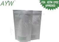 China Food Grade Aluminum Foil Bags With , Foil Zip Lock Bags For Herb Incense Bleed Packaging for sale