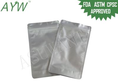 China Oxidizer Proof Stand Up Resealable Foil Bags 8oz / 226g For Tobacco Leaf for sale