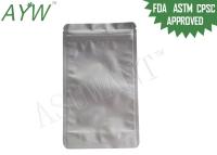 China Oxidizer Proof Stand Up Resealable Foil Bags 8oz / 226g For Tobacco Leaf for sale