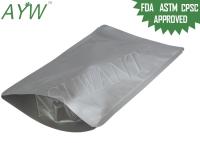 China Oxidizer Proof Stand Up Resealable Foil Bags 8oz / 226g For Tobacco Leaf for sale