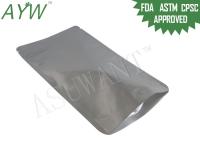 China Oxidizer Proof Stand Up Resealable Foil Bags 8oz / 226g For Tobacco Leaf for sale