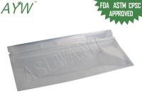 China SY / PR / 1 Gram White Foil Bag Packaging Medical Weed Seeds Plastic Laminated for sale